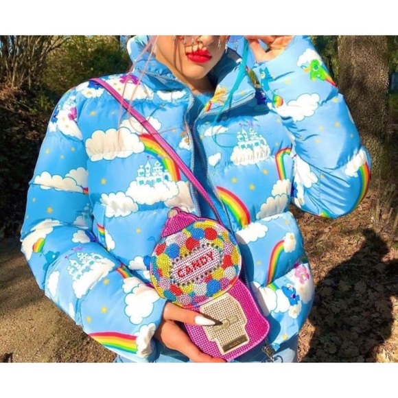 Dolls Kill | Jackets & Coats | M Nwt Dolls Kill X Care Bears Rainbow ...